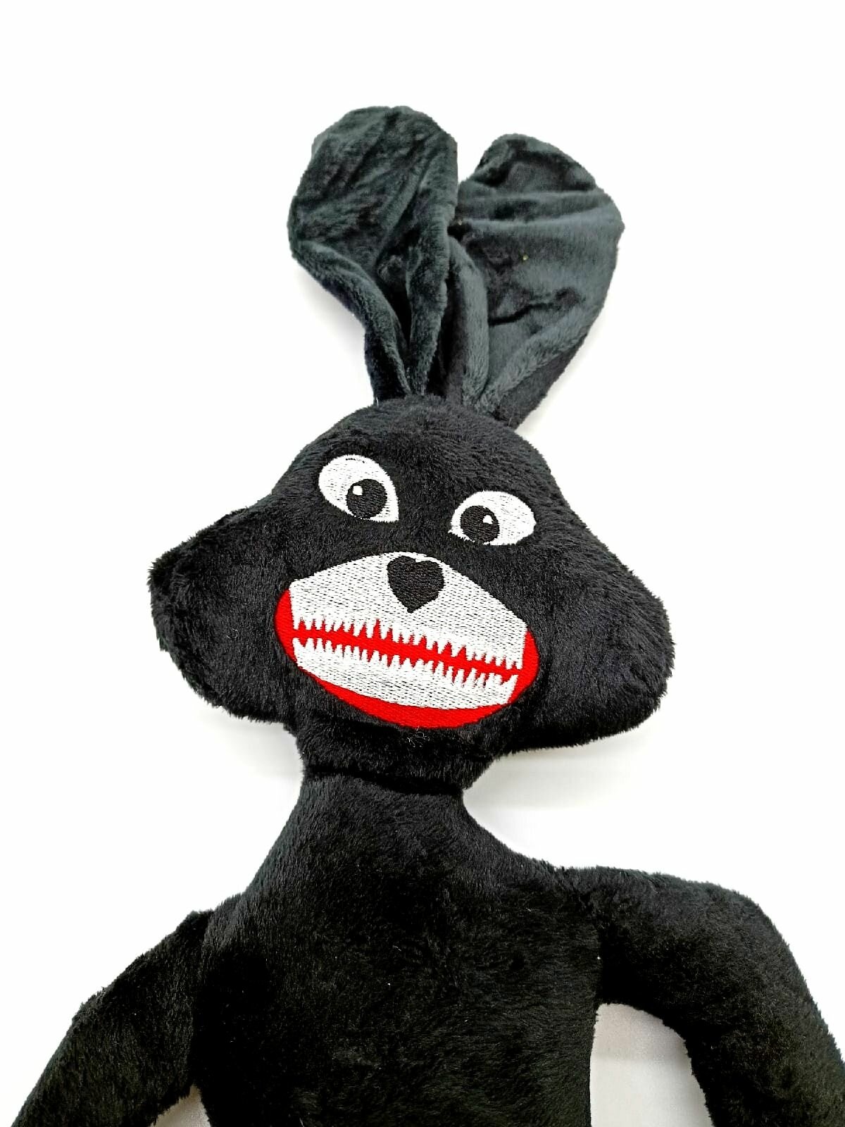 Мягкая игрушка "Заяц Хагги-Вагги", плюшевая, черный, от 3 лет