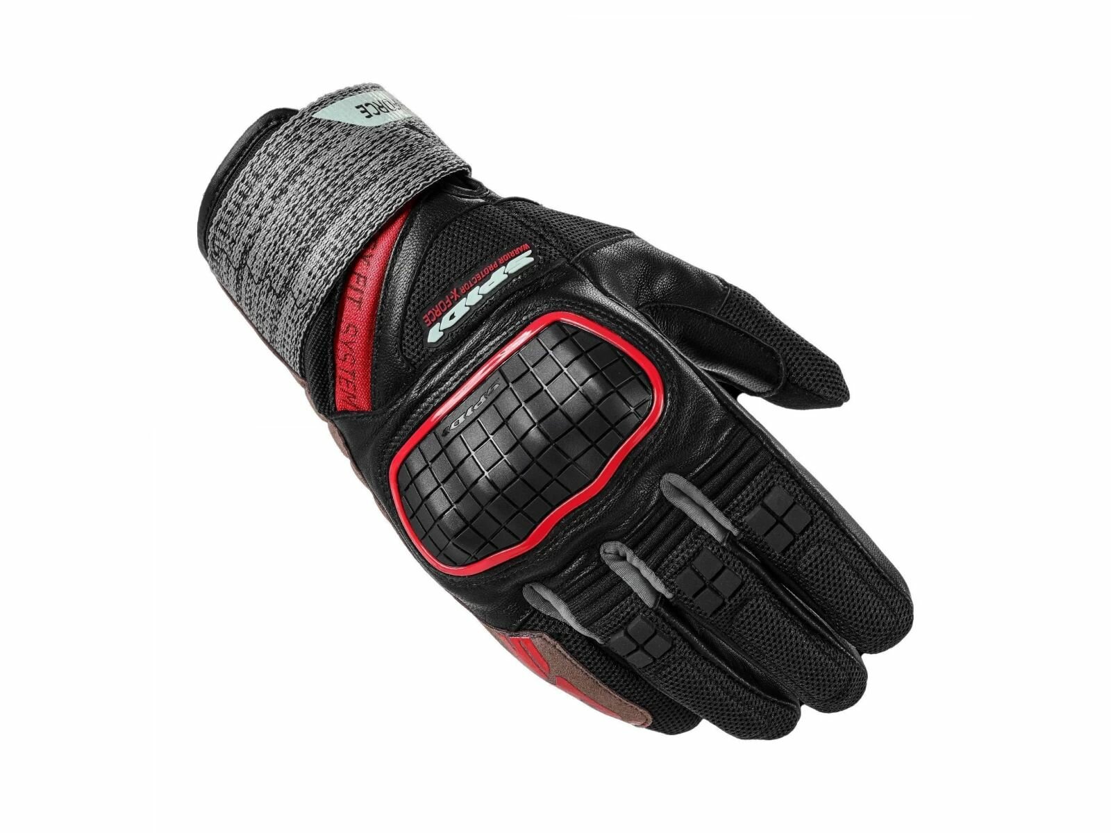 Мотоперчатки SPIDI X-FORCE Red, L