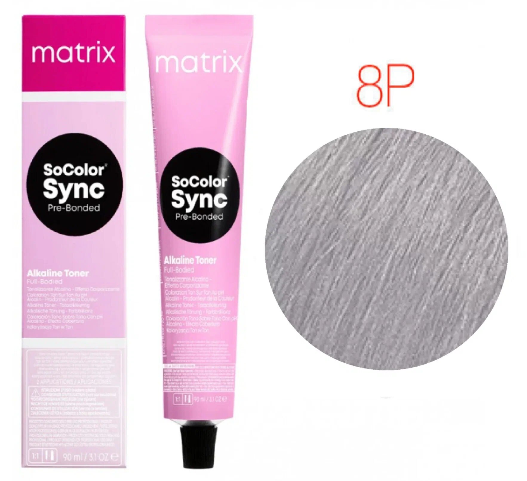 Matrix SoColor Sync краска для волос 8P светлый блондин жемчужный, 90 мл