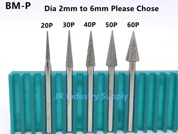 Набор алмазных шлифовальных головок Jrealmer, набор сверл для вращающихся инструментов Dremel 10 шт./кор. 20P