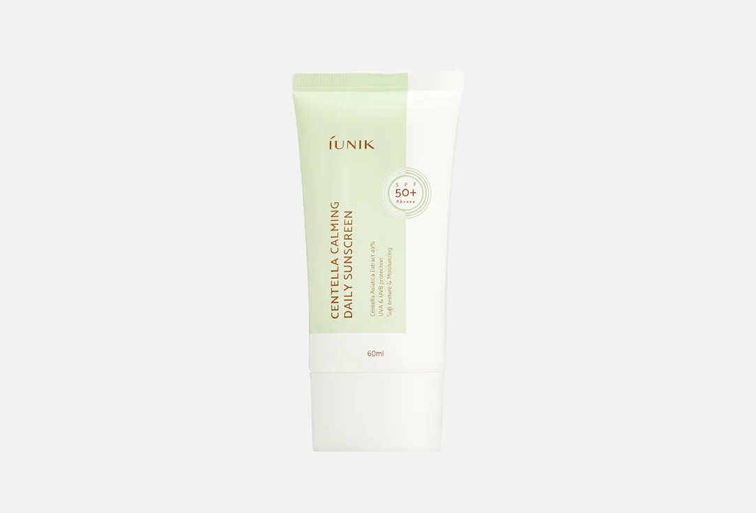 Солнцезащитный крем для лица SPF50 iUNIK Centella Calming Daily Sunscreen, 60 мл