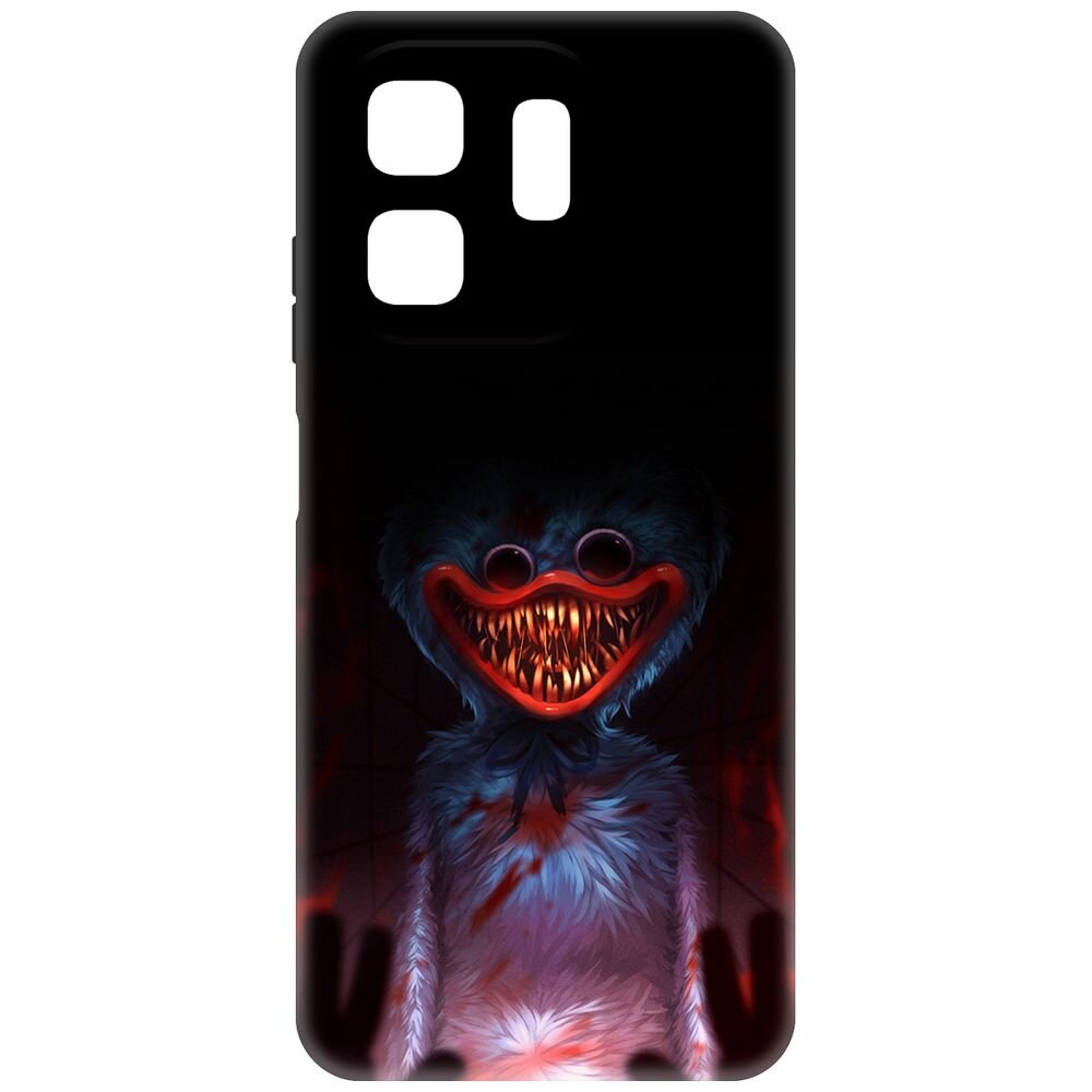 Чехол-накладка Krutoff Soft Case Атака Хаги Ваги для INFINIX Hot 50i черный