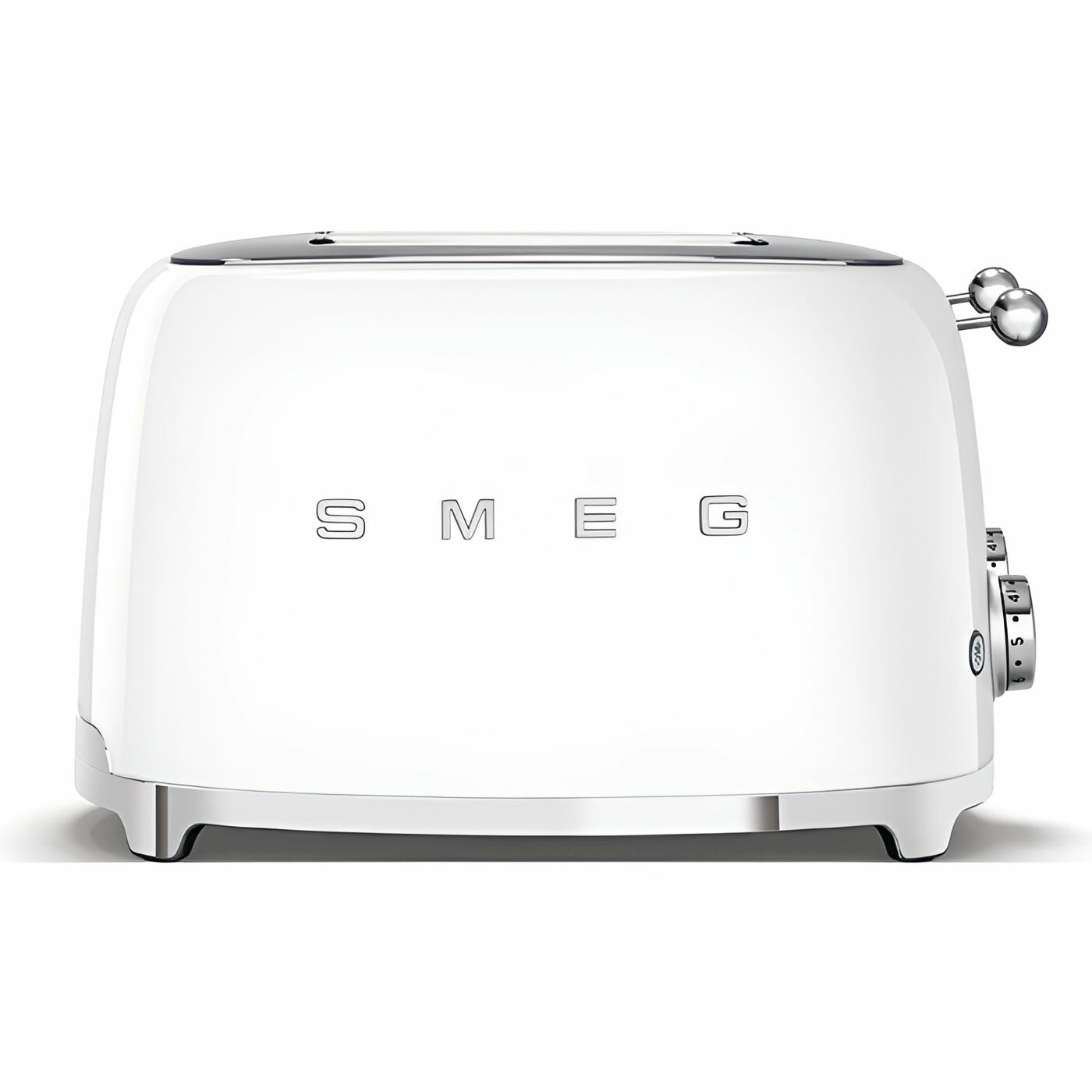 Тостер Smeg TSF03WHEU, 4 тоста, механическое управление, белый