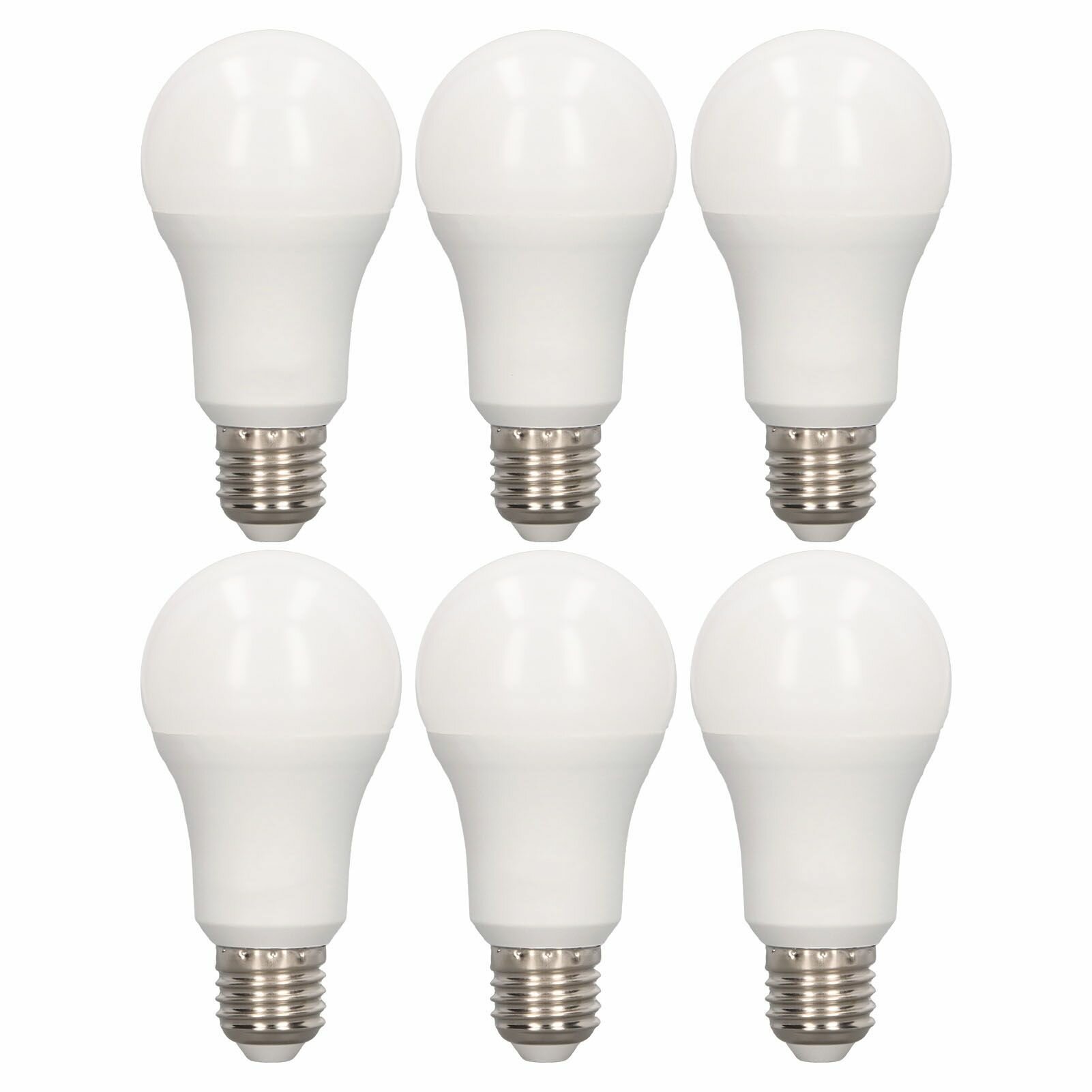 6 шт. умных LED ламп E27 с таймером, диммированием, Wi-Fi, голосовое управление