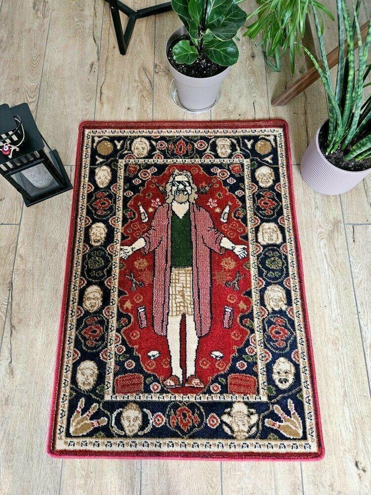 Ковер Большой Лебовски-2 S size 70х100 см лофт модерн ворс 8 мм 397222