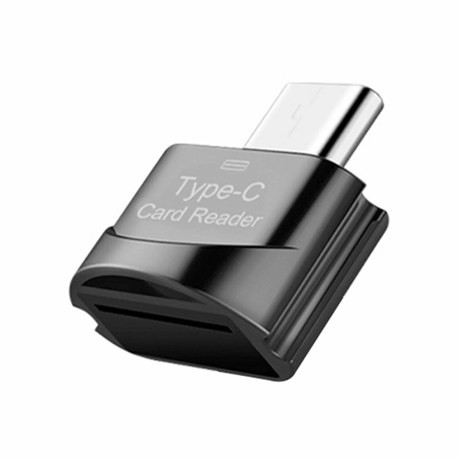 Портативный кардридер Type-C из алюминия Black Type c 3