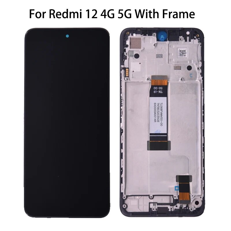 6,79 'для Xiaomi Redmi 12 ЖК-дисплей 23053RN02A Дисплей с сенсорным экраном и With Frame