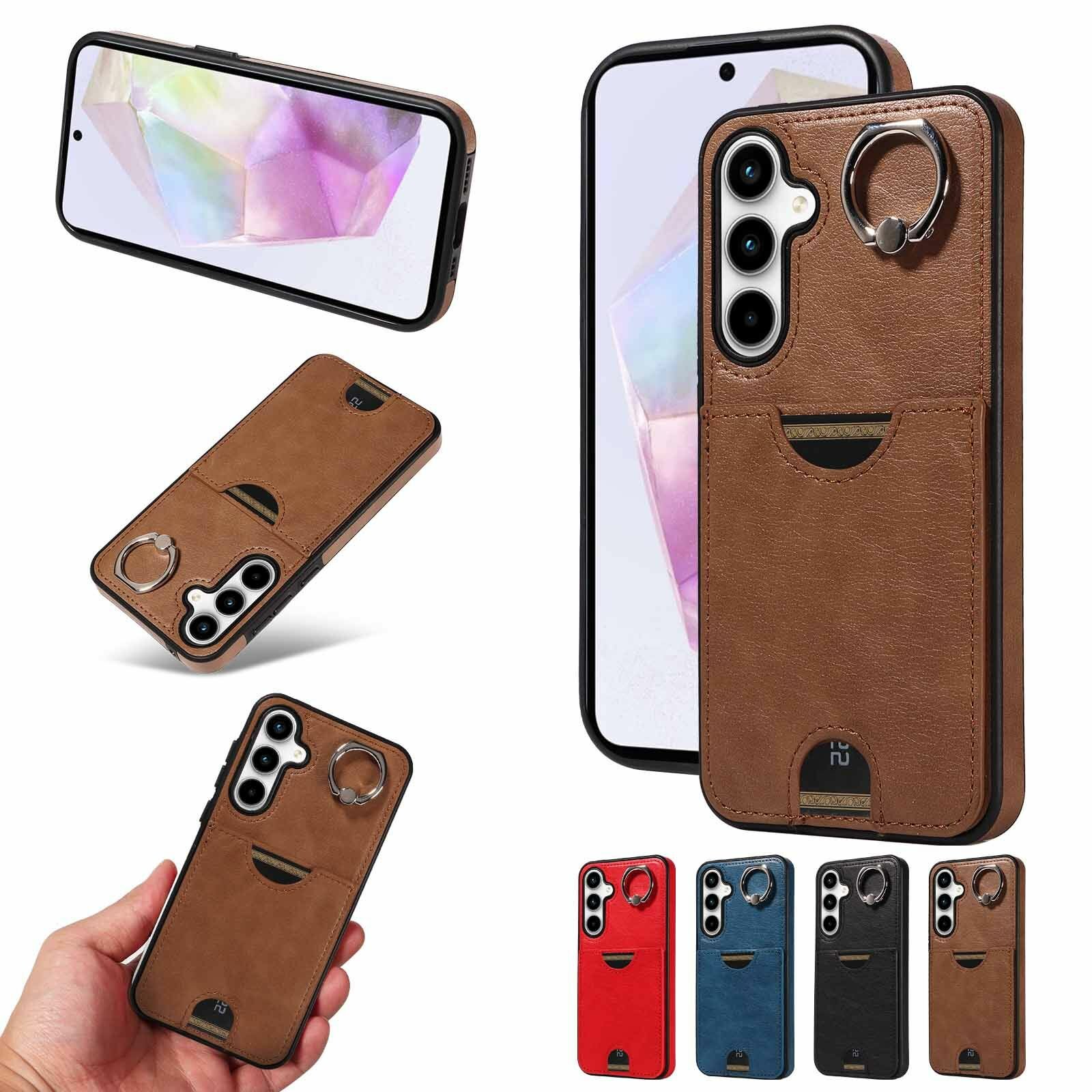 Чехол на Samsung Galaxy A35 /(Самсунг Галакси A35) с карманом для карты защитный