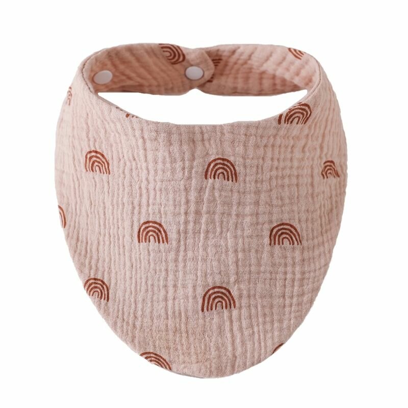 Детский хлопковый слюнявчик для кормления