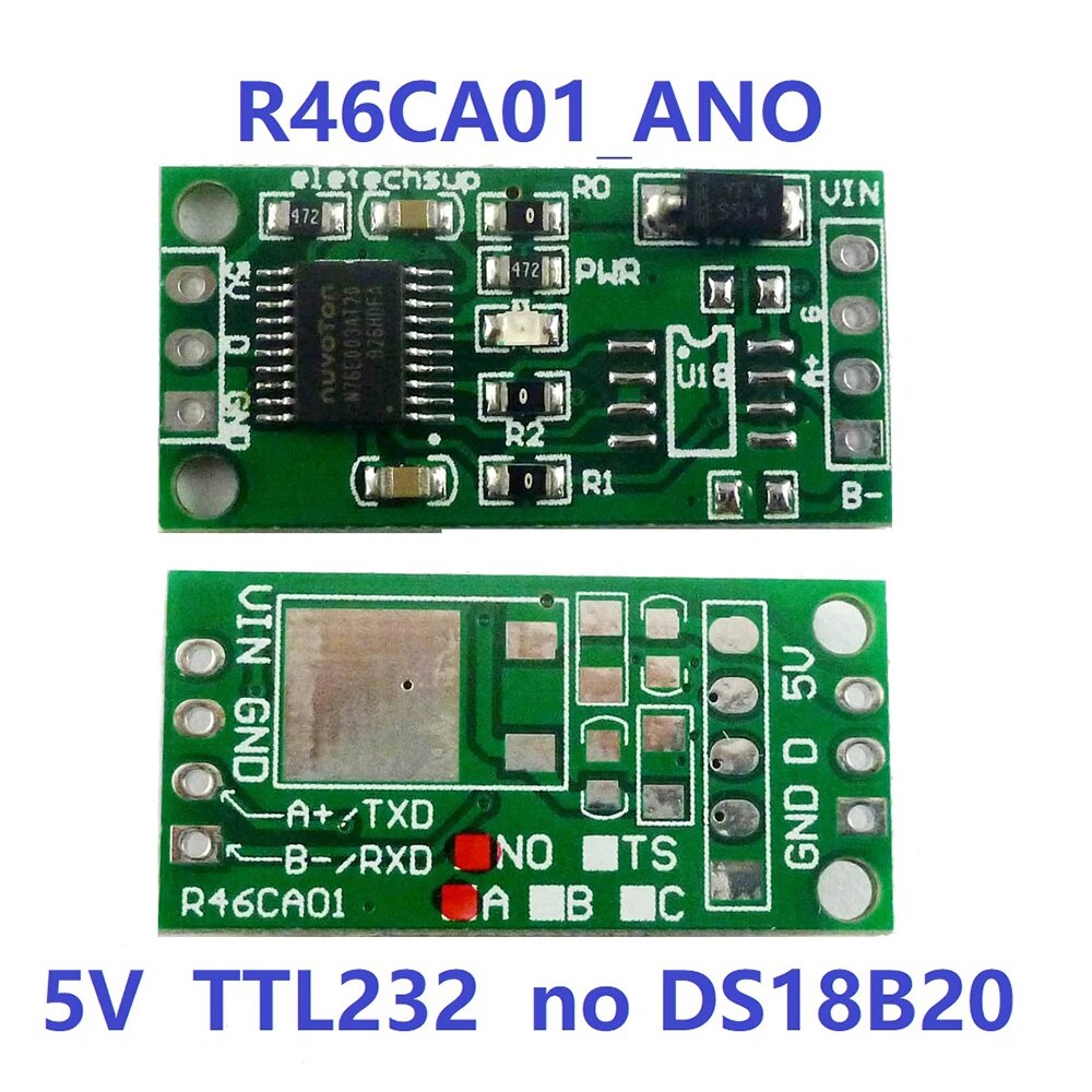 Термодатчик Aideepen DS18B20 Modbus RTU 12V RS485 NO — фото 1
