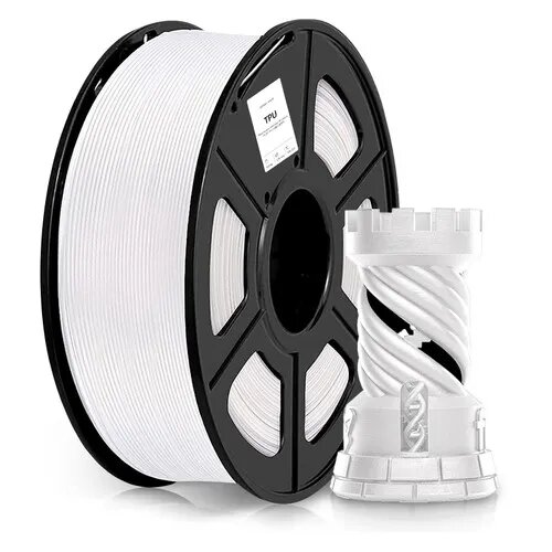 Пластик Cactus CS-3D-TPU-0.8KG-WHITE TPU/1.75мм/0.8кг/336м/белый