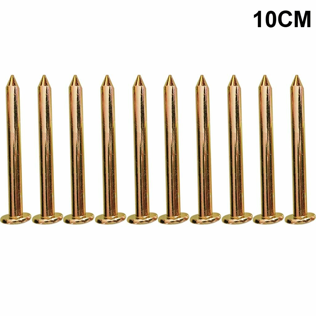 10шт Стальные Гвозди для Геодезической Разметки