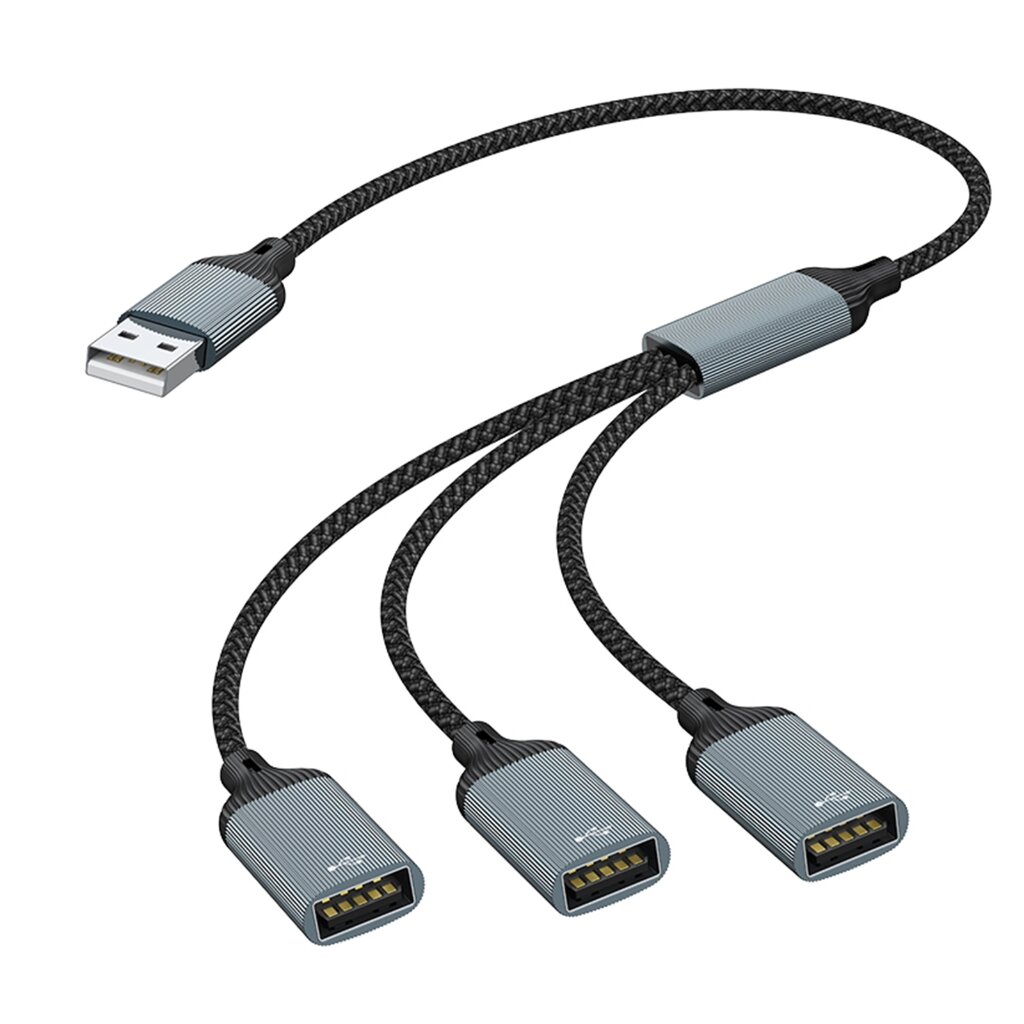 Разветвитель USB Type-C 1 в 3