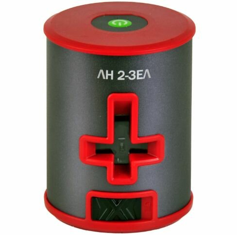 Нивелир лазерный ELITECH ЛН 2-ЗЕЛ (зеленый 2х1.5В(АА), 20м, 0.3мм/м, 215г, горизонтальный/вертикальный луч, коробка)