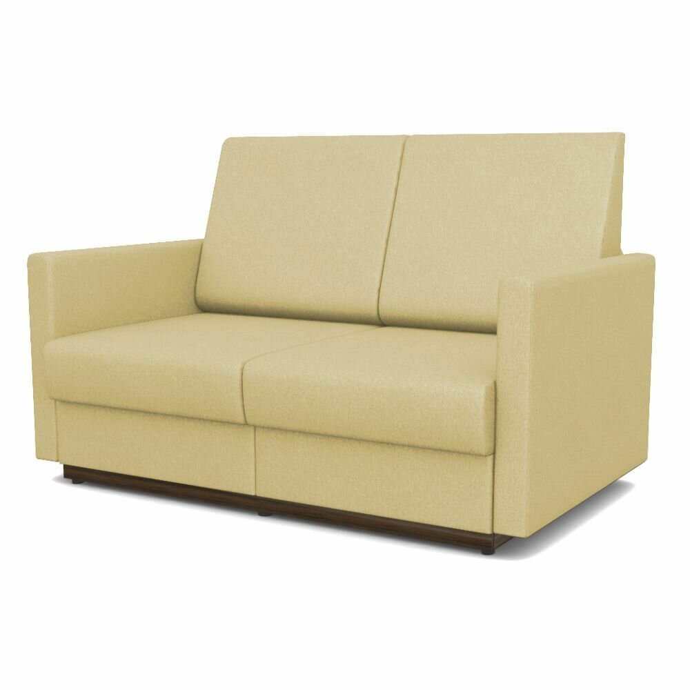 Диван-кровать Стандарт + фокус- мебельная фабрика 140х80х87 см кремовая рогожка