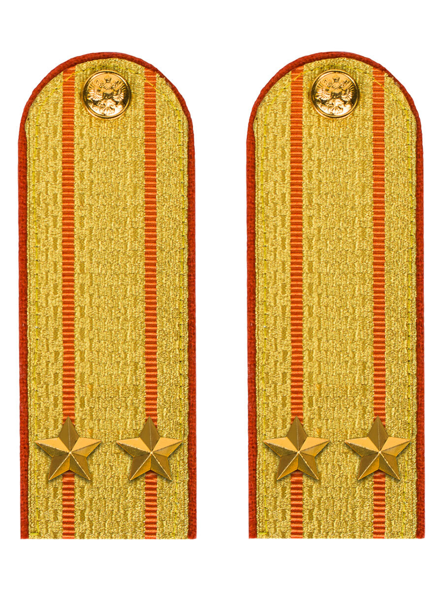 Погоны Мчс Подполковник Картон цвет золотой