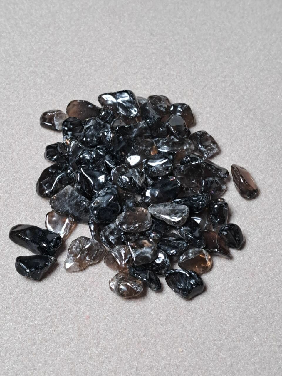 Декоративные камни раухтопаз, натуральный камень, талисман, оберег, амулет, декор для дома, 7-15 мм