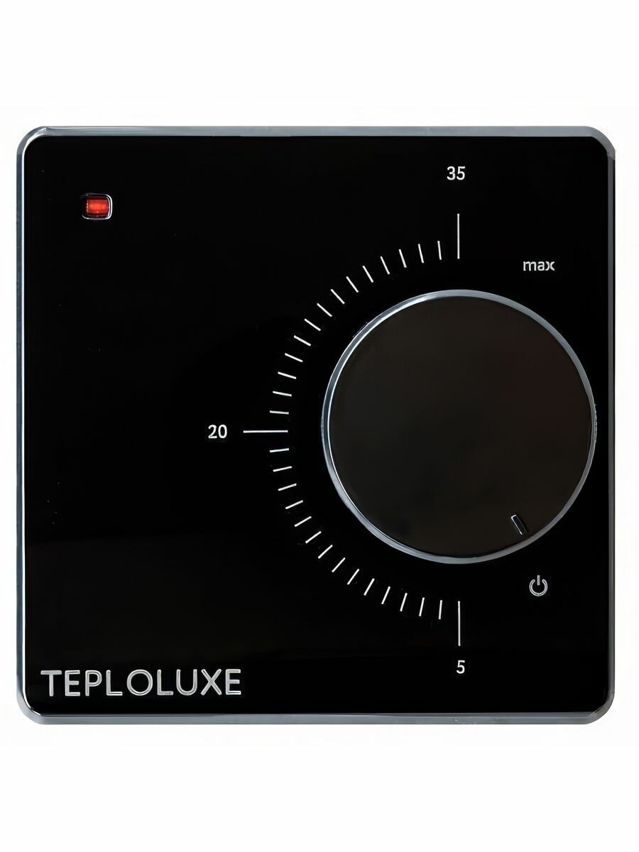 Терморегулятор теплолюкс LC 001 непрограммируемый, механ. управление, черный