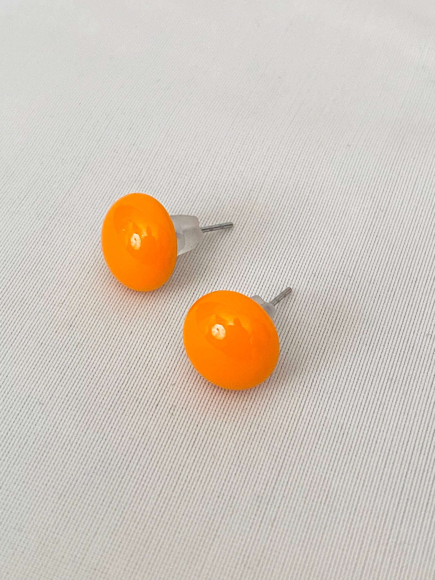 Серьги пусеты, муранское стекло