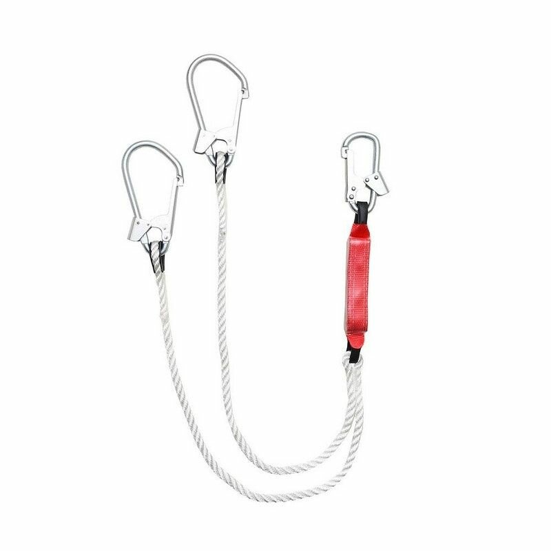 Строп страховочный КНР канат с амортизатором двойной, тип аВ 2 м
