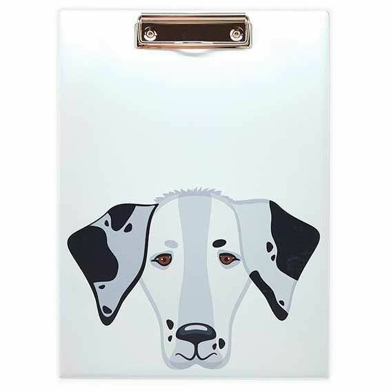 Папка-клипборд ДПС А4 "Пес" ПВХ, белая с рисунком (2117. Р1)