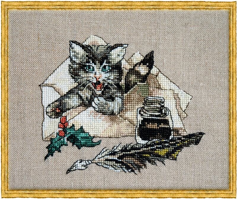 Набор для вышивания Nimue Chat Va? А вот и я, 13х11 см (ND. NIM.115-P005. KA)