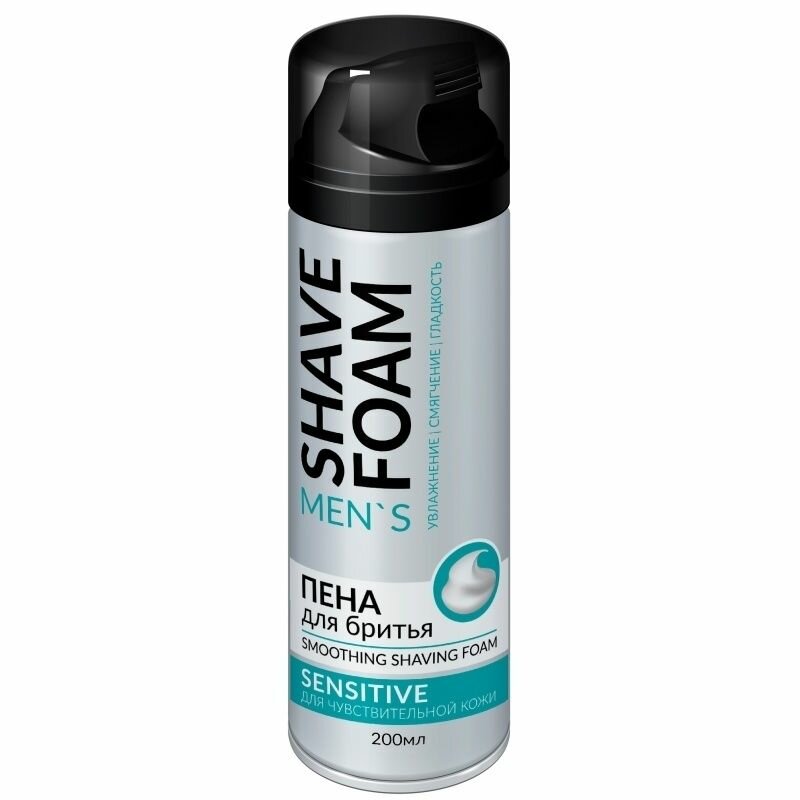 Пена для бритья Shave Foam "Sensitive", для чувствительной кожи, 200 мл (102073)