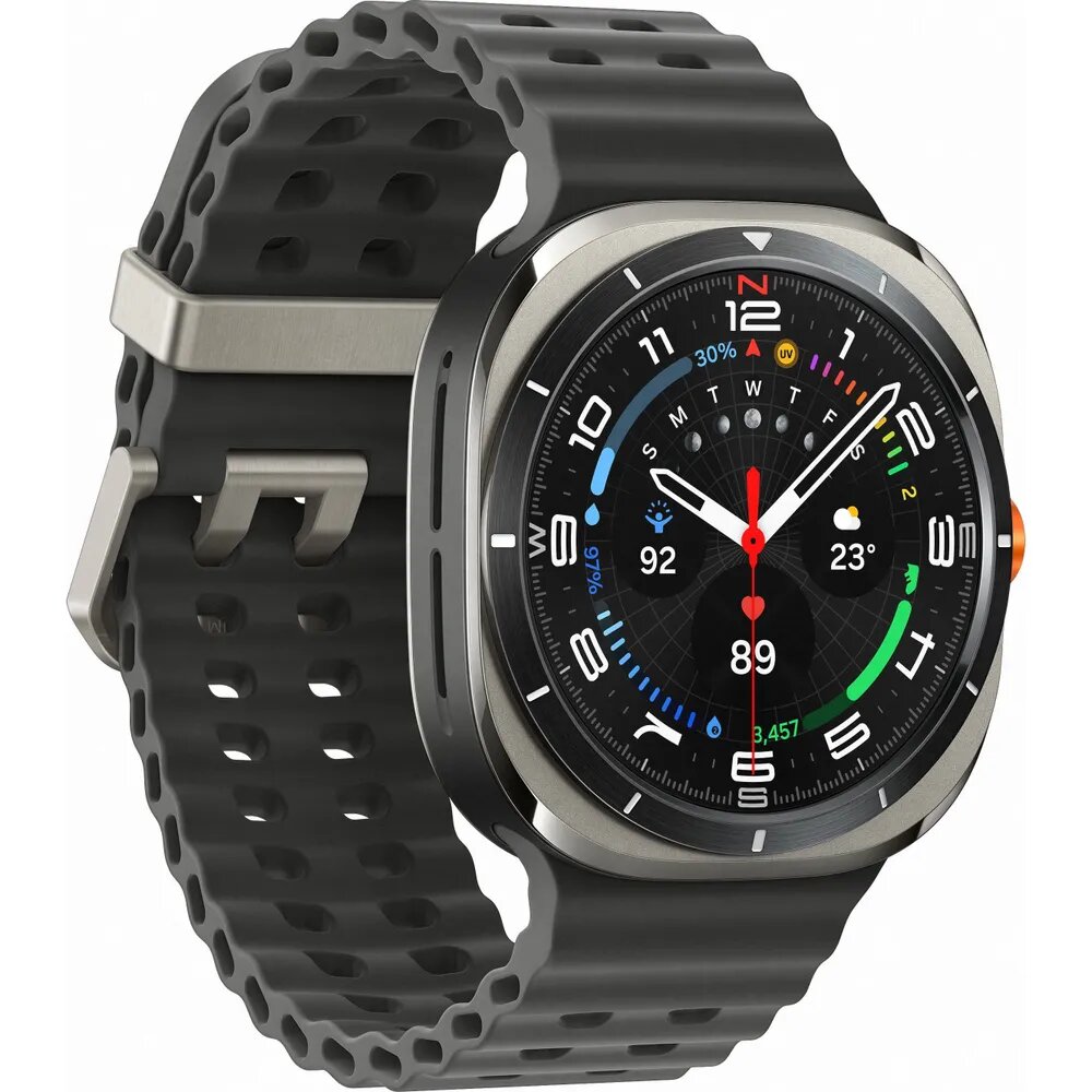 Умные часы Samsung Galaxy Watch Ultra, 47 мм, Wi-Fi+LTE, Titanium Silver/Серебряный титан