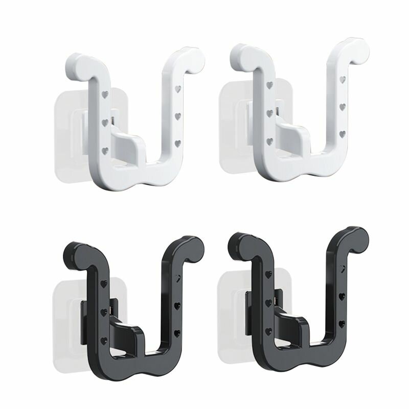 4шт настенная полка для обуви, держатель для тапочек, органайзер для тапочек, самоклеящаяся полка для двери шкафа ванной комнаты кухни！！！