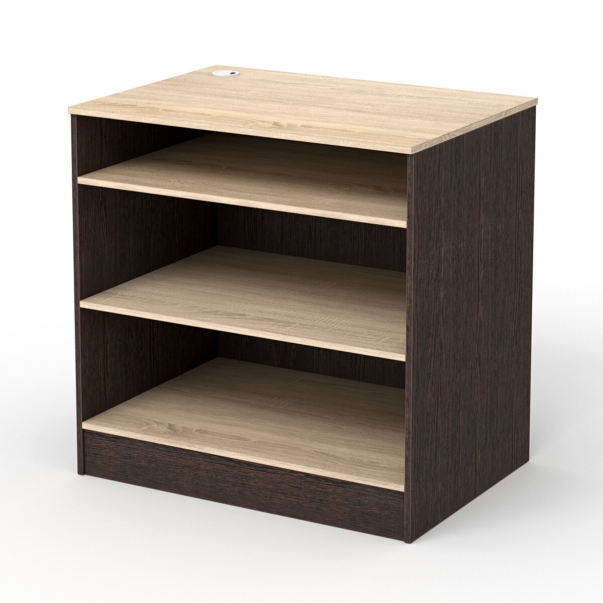 Кассовый стол "ривьера" №1А, Дуб Венге и Дуб Сонома. Производитель товара - компания Westcom.