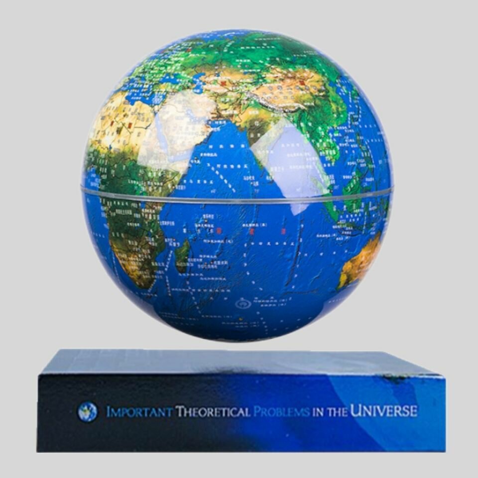 Левитирующий глобус. С основанием в виде книги, вращением на 360 градусов и разноцветными светодиодными меняющимися огнями - идеальный подарок для детей.