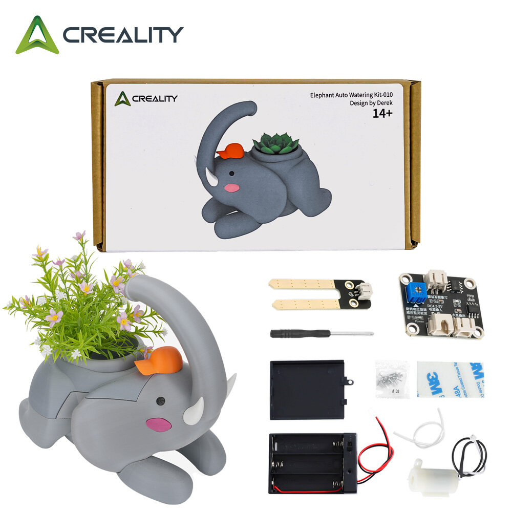 CREALITY 3D Printer Elephant Auto Watering Head Kit, Children's Toys, Decorations, Gifts