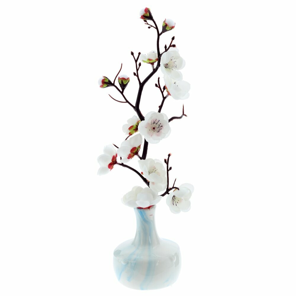 Цветочная композиция "Сакура", L10,5 W7,5 H30 см