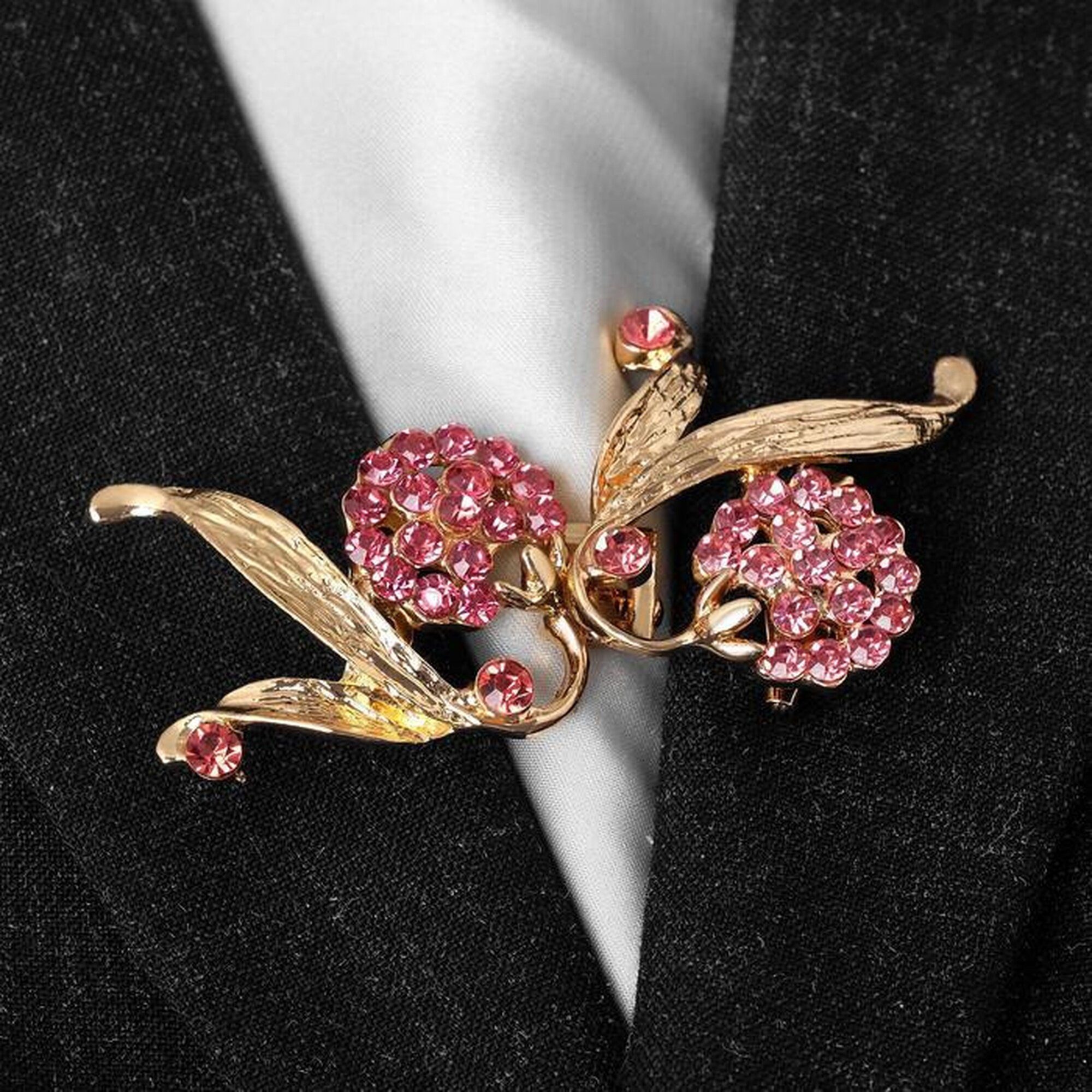 Зажим для обуви, стразы