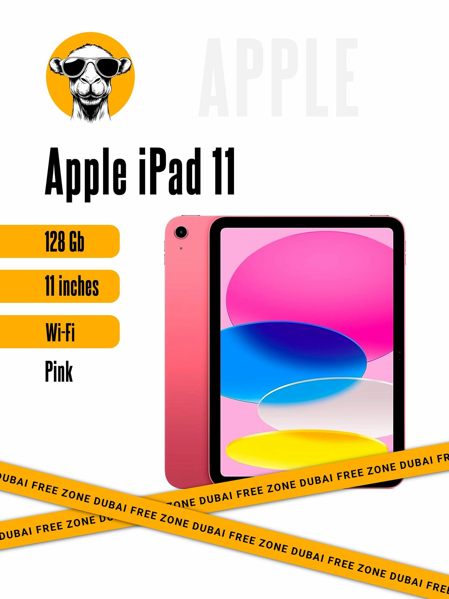 Планшет Apple iPad 11" 2025 6/128Gb Wi-Fi Pink/Розовый