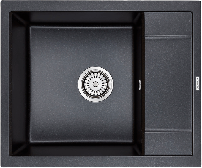 Мойка кухонная Paulmark Optimum PM216050-BLM черный металлик