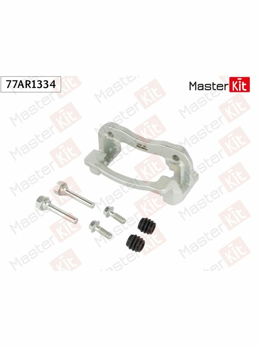Скоба тормозного суппорта заднего левого MasterKit 77AR1334 для HYUNDAI Accent, KIA Rio