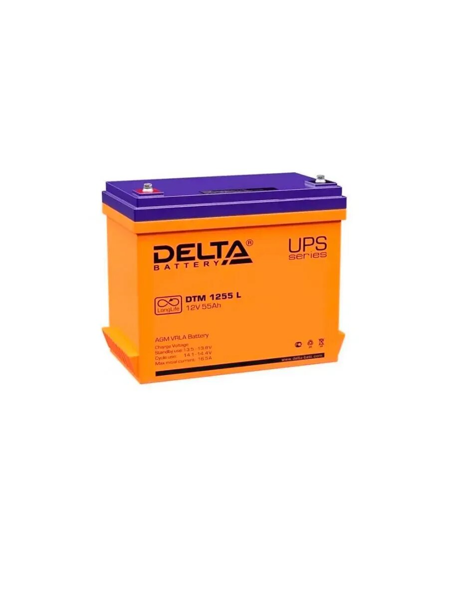 Батарея для ИБП DTM 1255 L 12В 55Ач