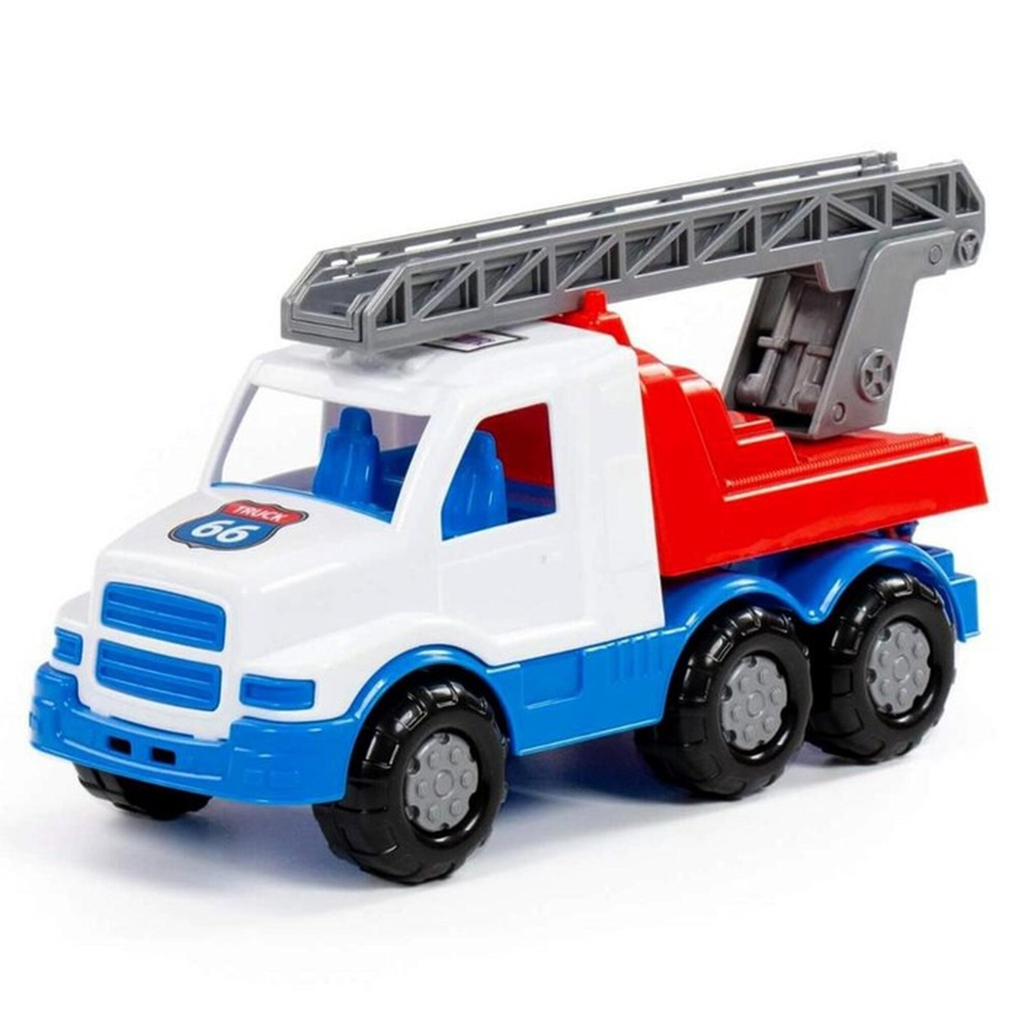 Пожарная машина Полесье «Гоша», пластик, для детей от 3 лет, бело-синяя