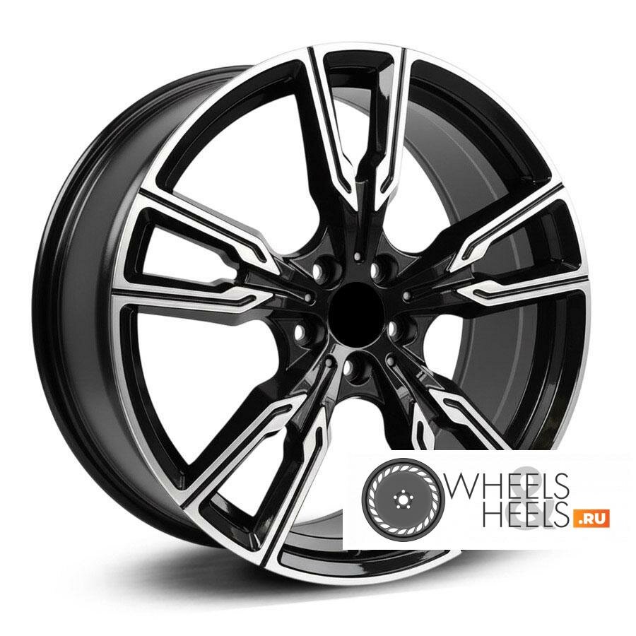 RST R2105FF 21x10.5 5x112 et43 dia66.6 Черный с полированной лицевой поверхностью