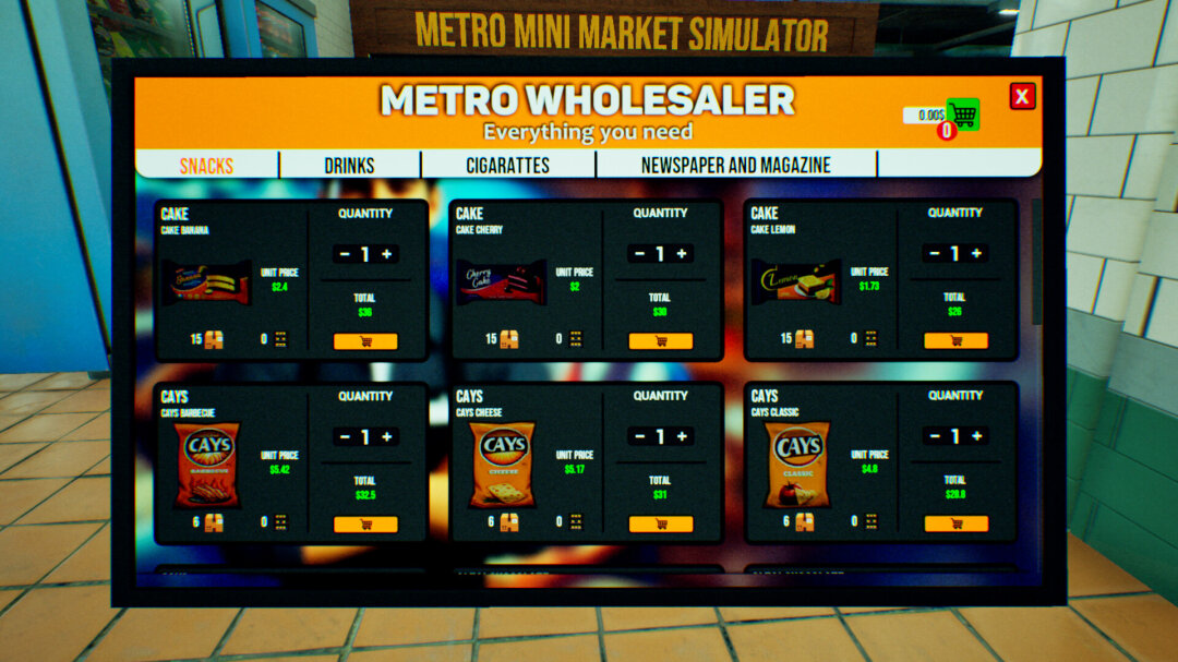 Metro Mini Market Simulator — фото 1