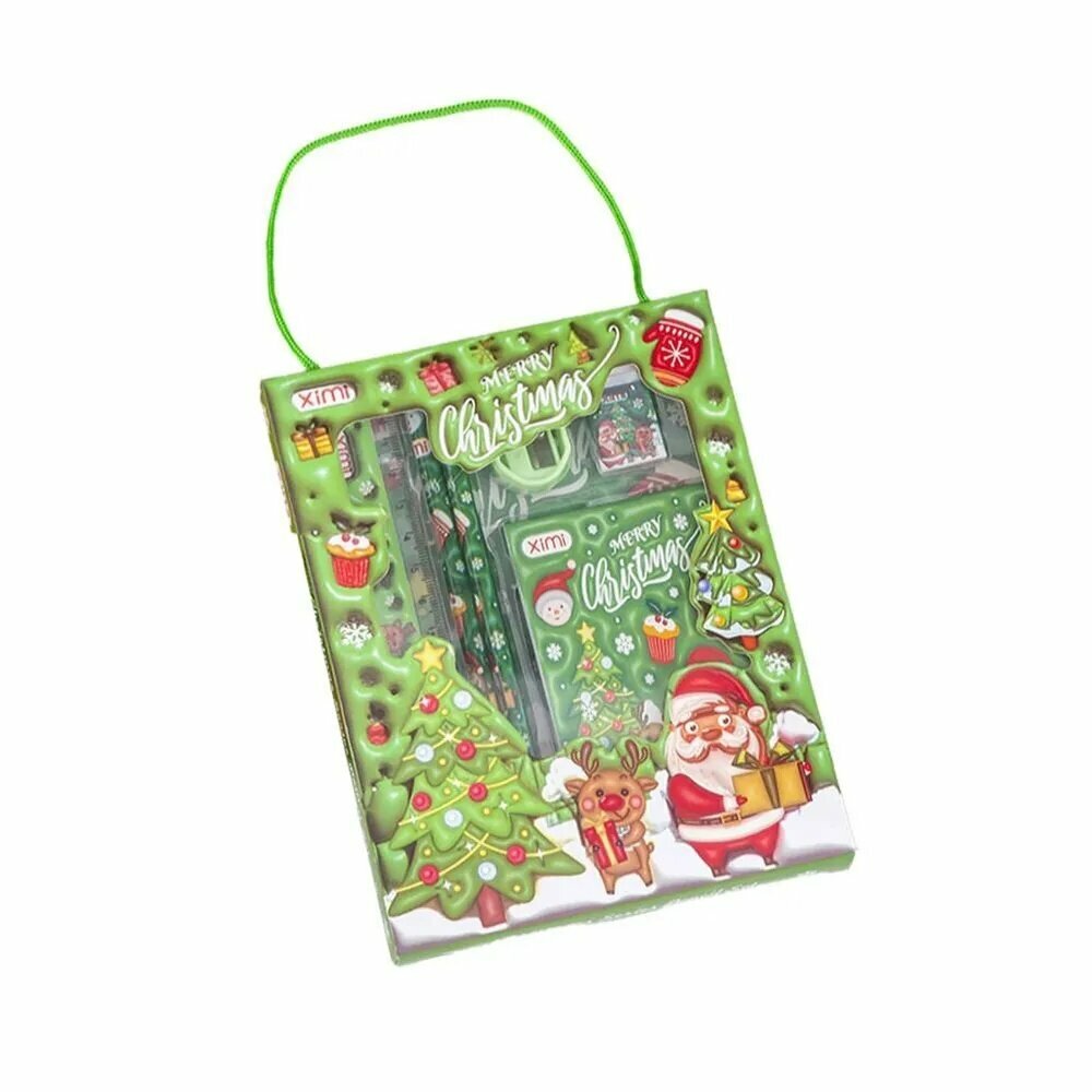 Подарочный набор канцелярских товаров с героями мультфильмов, подойдет в качестве подарка для студентов.