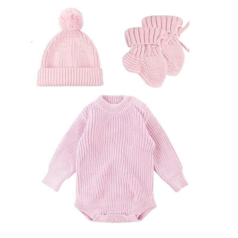 3PCS Трикотажный комплект для новорожденных, Цвет 2