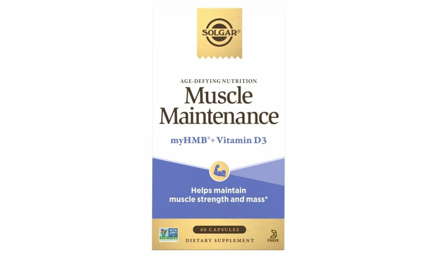 Solgar Muscle Maintenance, Для поддержки и сохранения мышечной ткани, 60 капсул