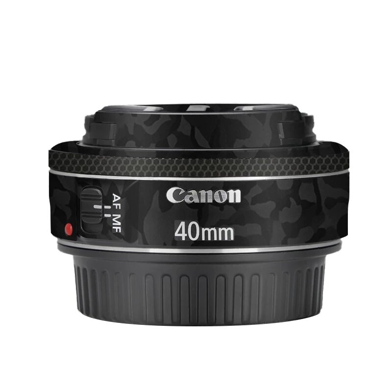 Объектив Canon EF 40mm f/2.8 STM с черным камуфляжем в тени - прочная компактная линза для Canon DSLR