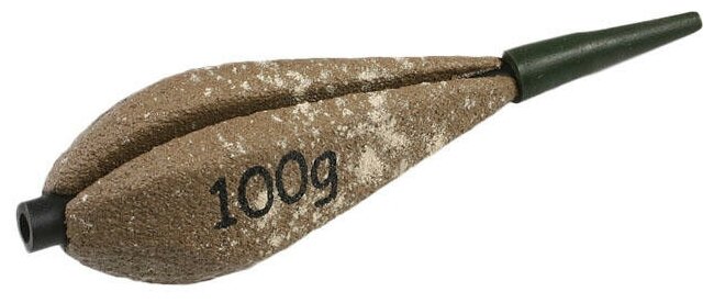 Грузило карповое сменное Mikado. отцентрованное (песочный) 25S 100 г.