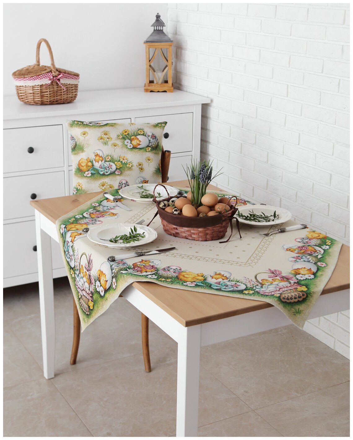 Скатерть Le Gobelin А вот и я! 100х100см