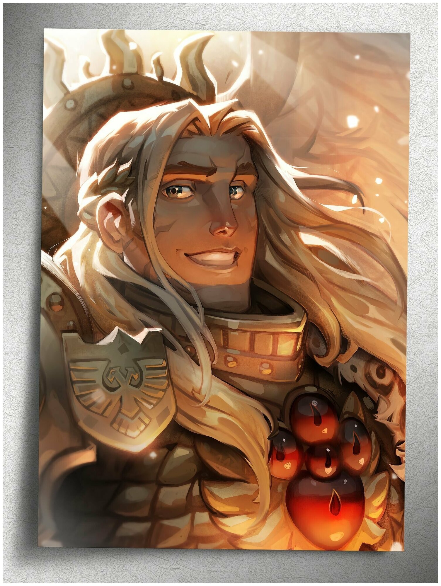 Постер Вархаммер 40000: примарх Сангвиний (Sanguinius)