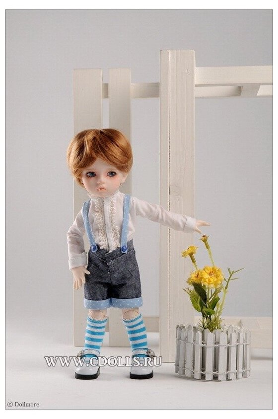 Костюм для мальчика Dollmore Happy Sky boy Set Sky (Счастливое небо голубой для кукол Доллмор 26 см)
