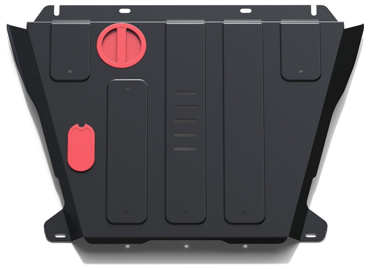 Защита картера и КПП АвтоБроня для Ford Explorer V 2010-2015, штампованная, сталь 1.8 мм, с крепежом, 111.01836.1